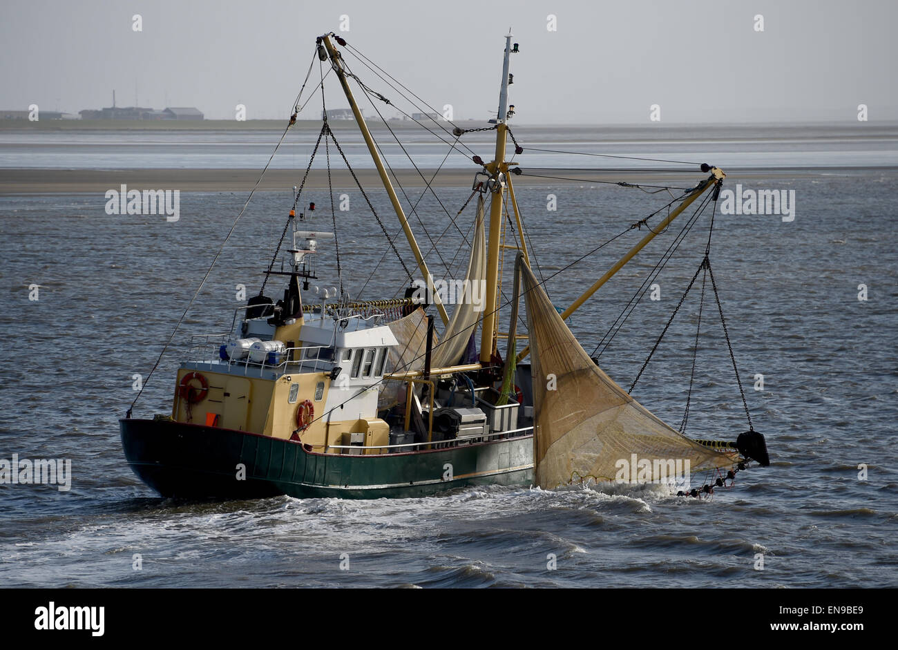 A Dutch fishing cutter has cast its fishing nets between the town of ...