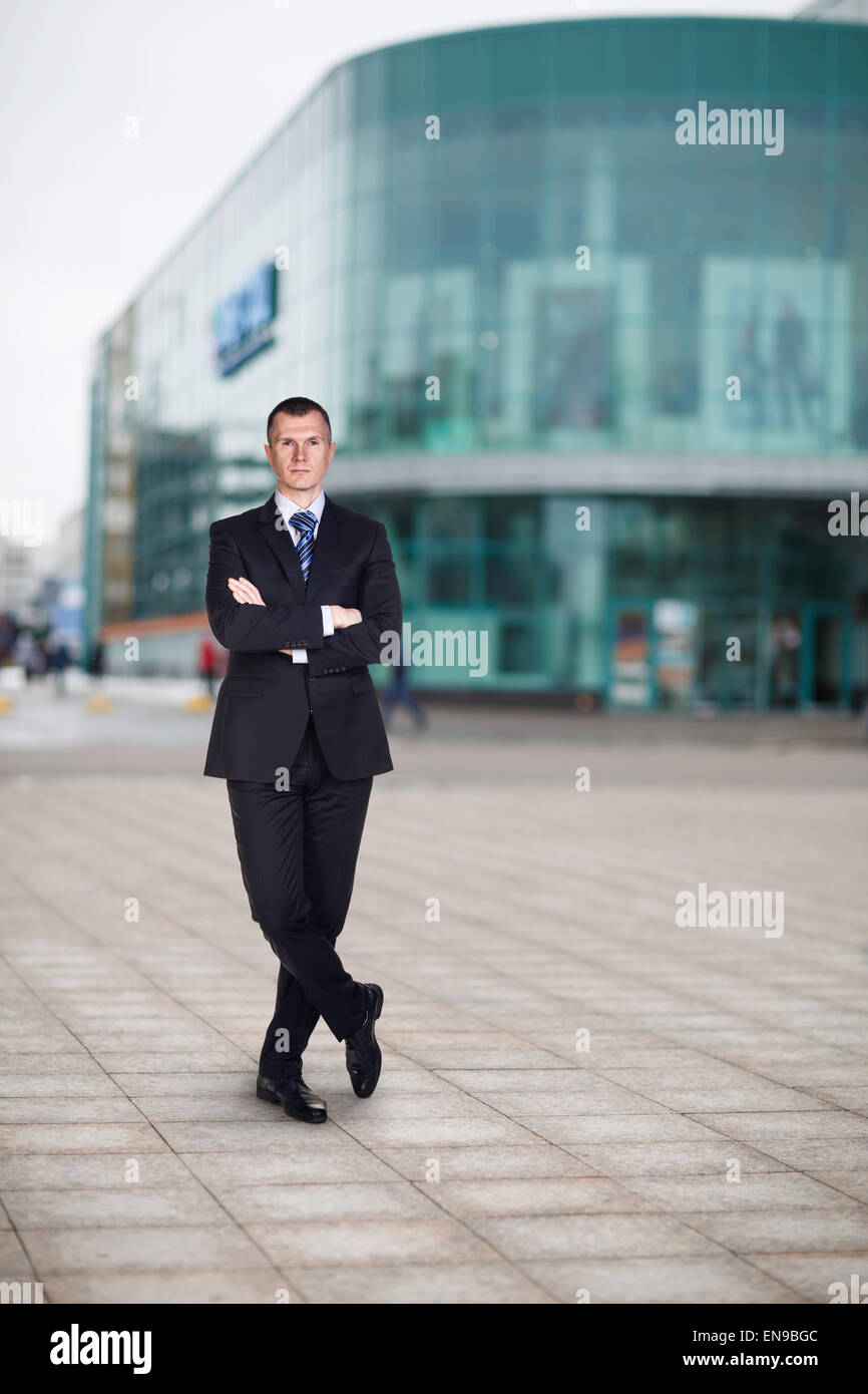 Confident businessman in sharp suit hi-res stock photography and images ...