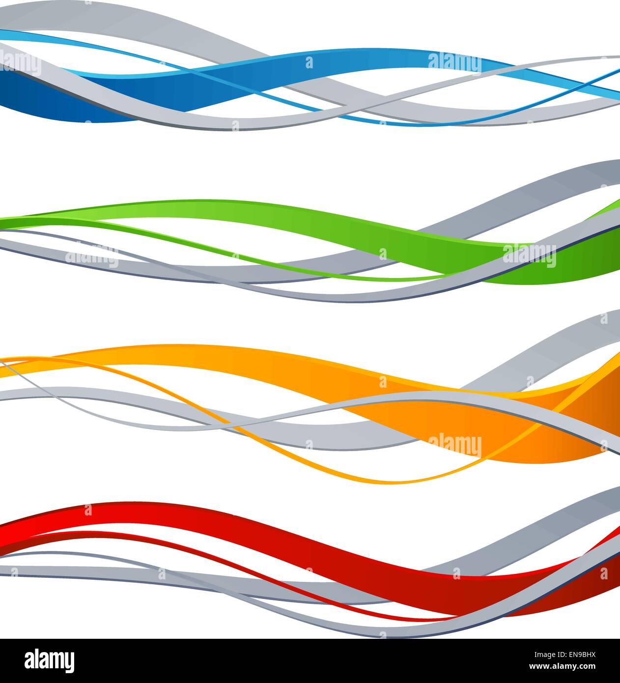 Set of color wave color wave Stock Vector Image & Art - Alamy