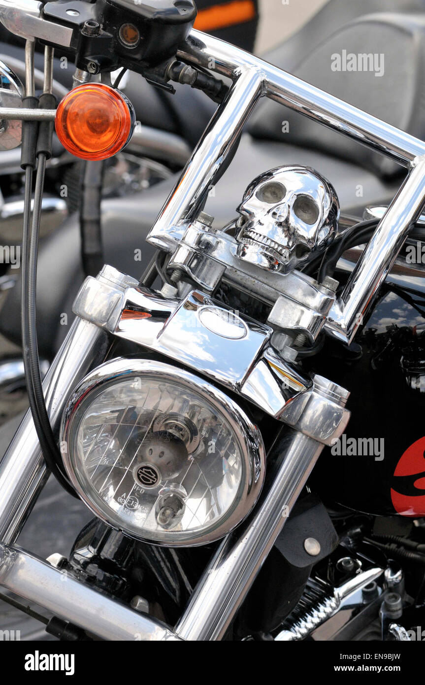 Harley-Davidson motorcycle detail Stock Photo - Alamy