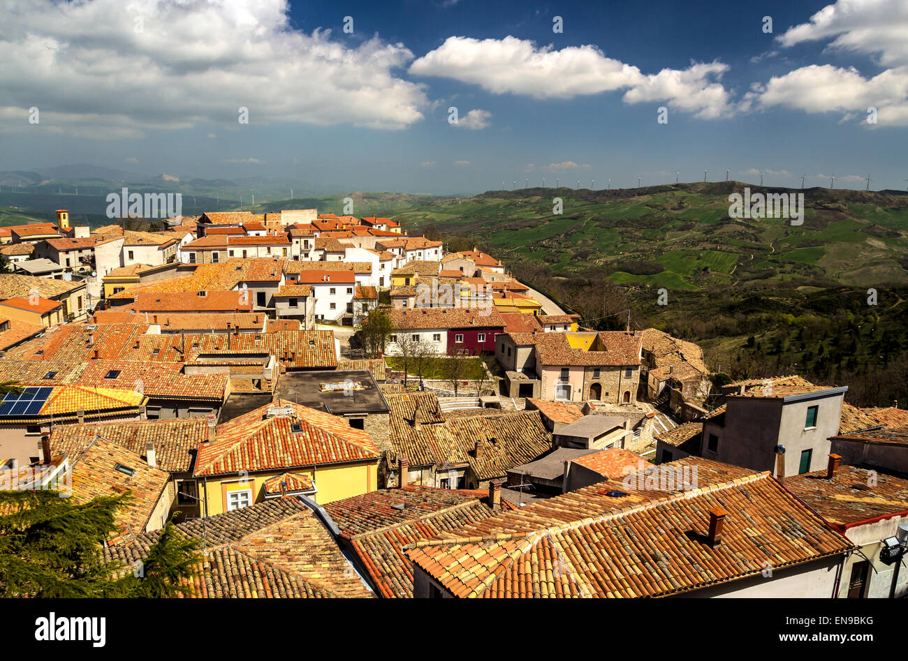 Landscape of Bisaccia Stock Photo - Alamy