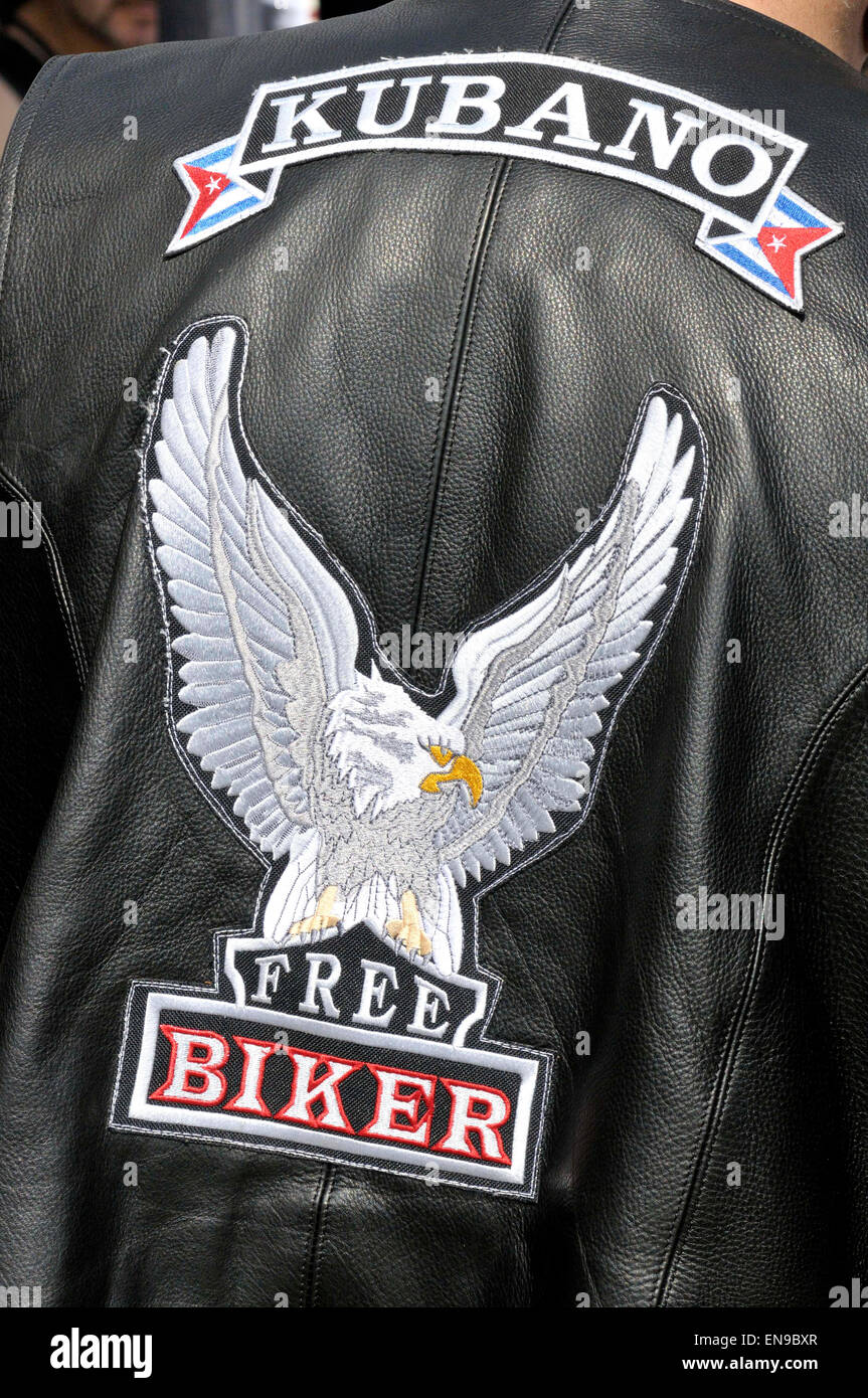 Harley Davidson concentration, Leather jacket design. Barcelona ...
