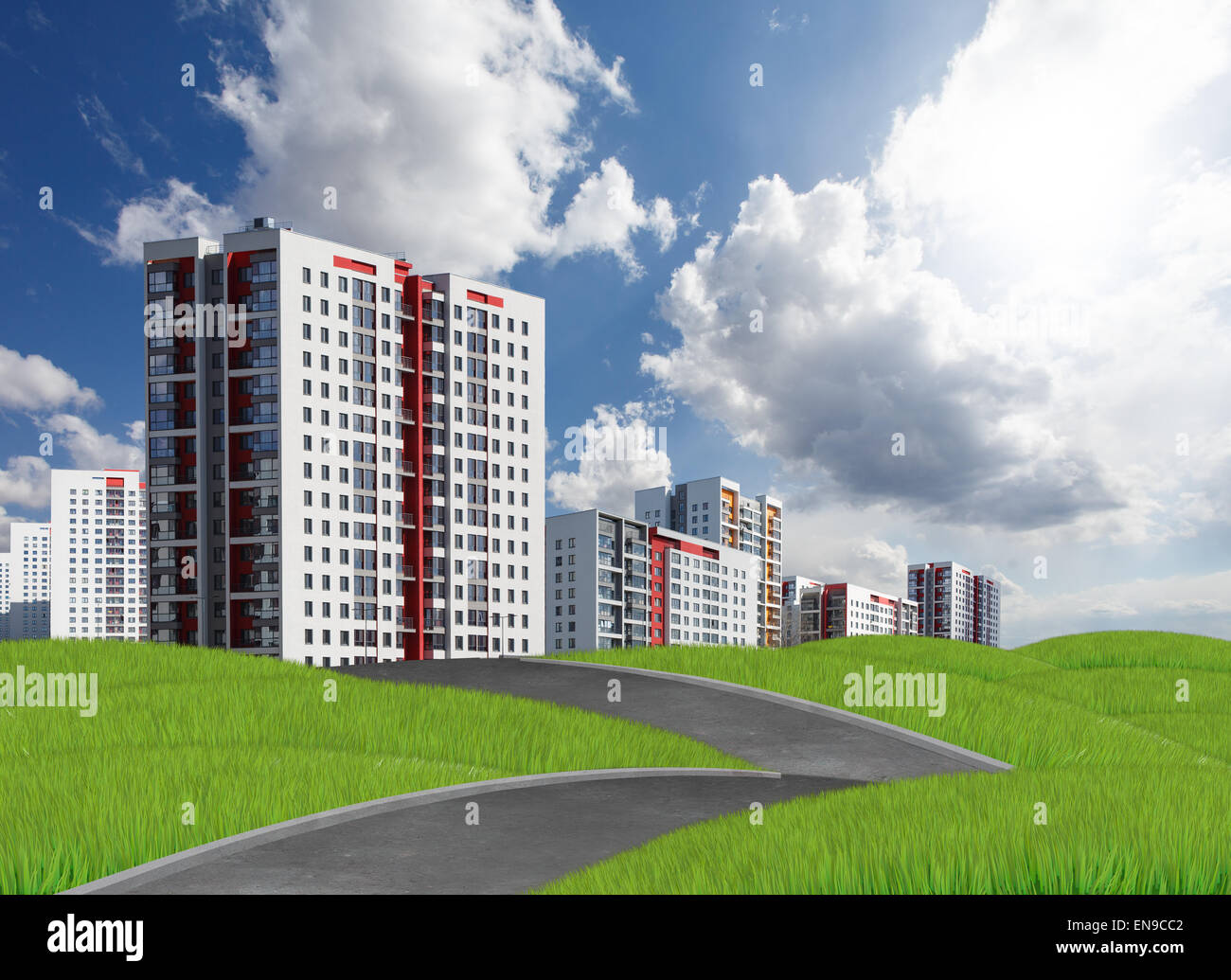 New high-rise buildings Stock Photo - Alamy