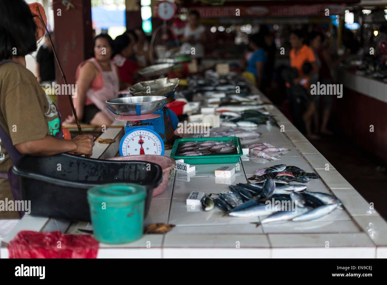 Fresh fish market philippines hi-res stock photography and images - Alamy