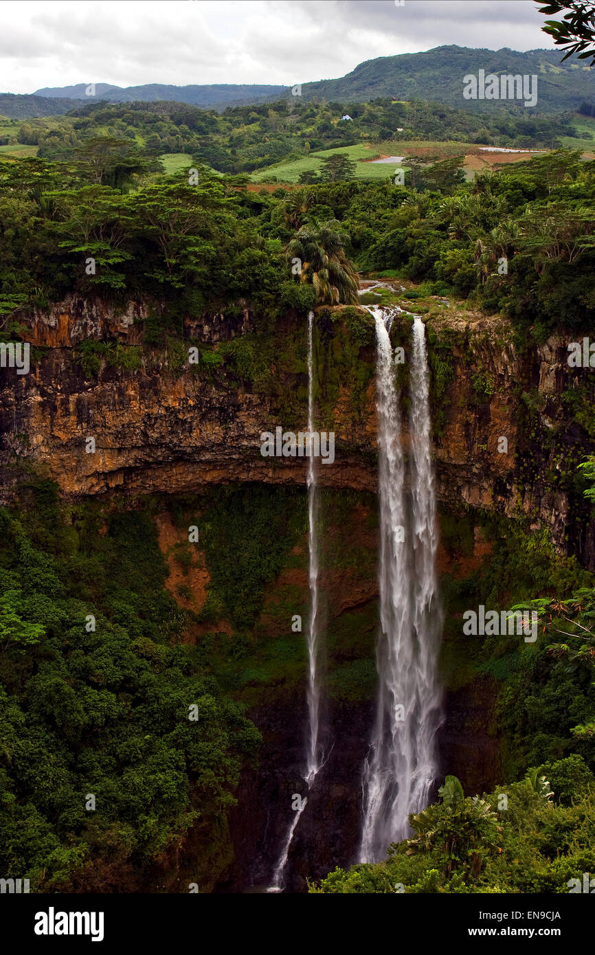 chamarel falls in the isle of mauritius Stock Photo - Alamy