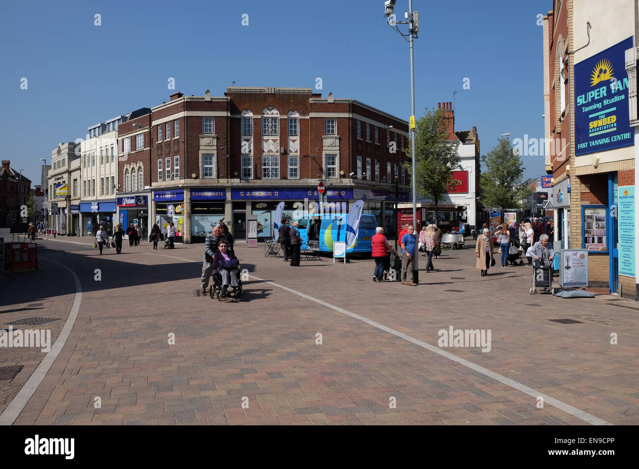 loughborough town center Stock Photo - Alamy