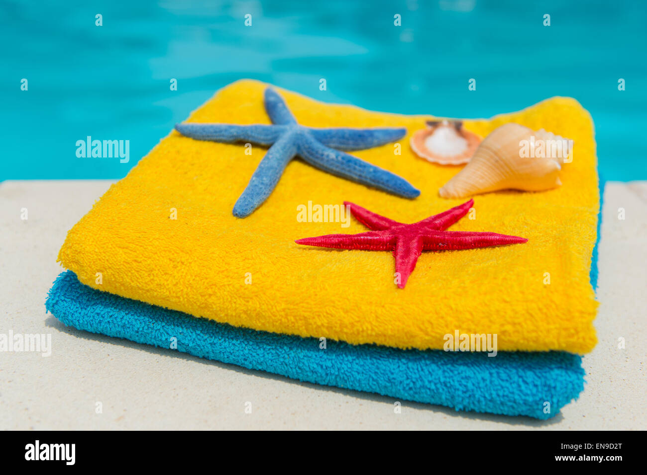 Summer vacation at the swimming pool Stock Photo - Alamy