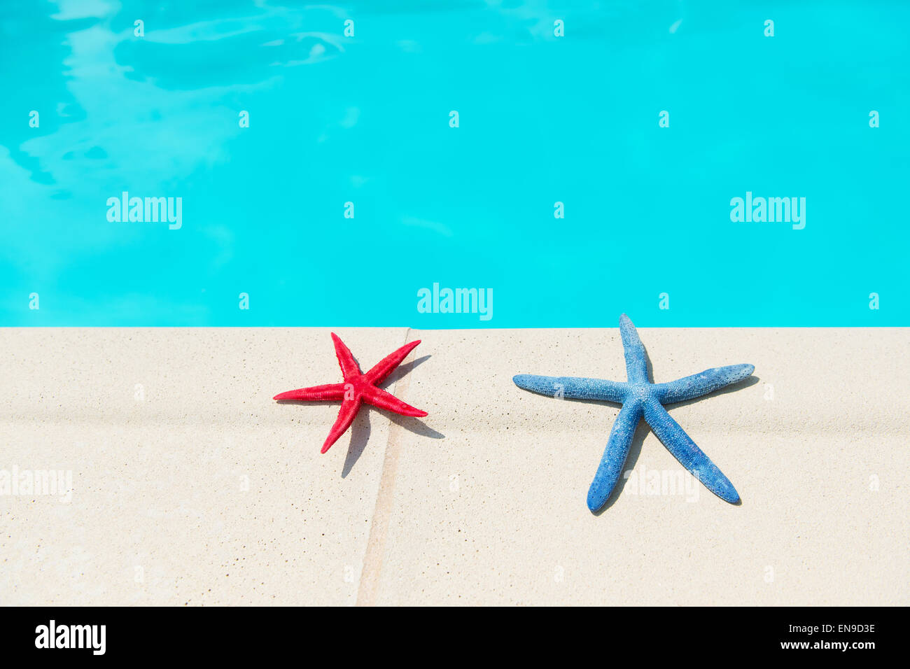 Summer vacation at the swimming pool Stock Photo - Alamy