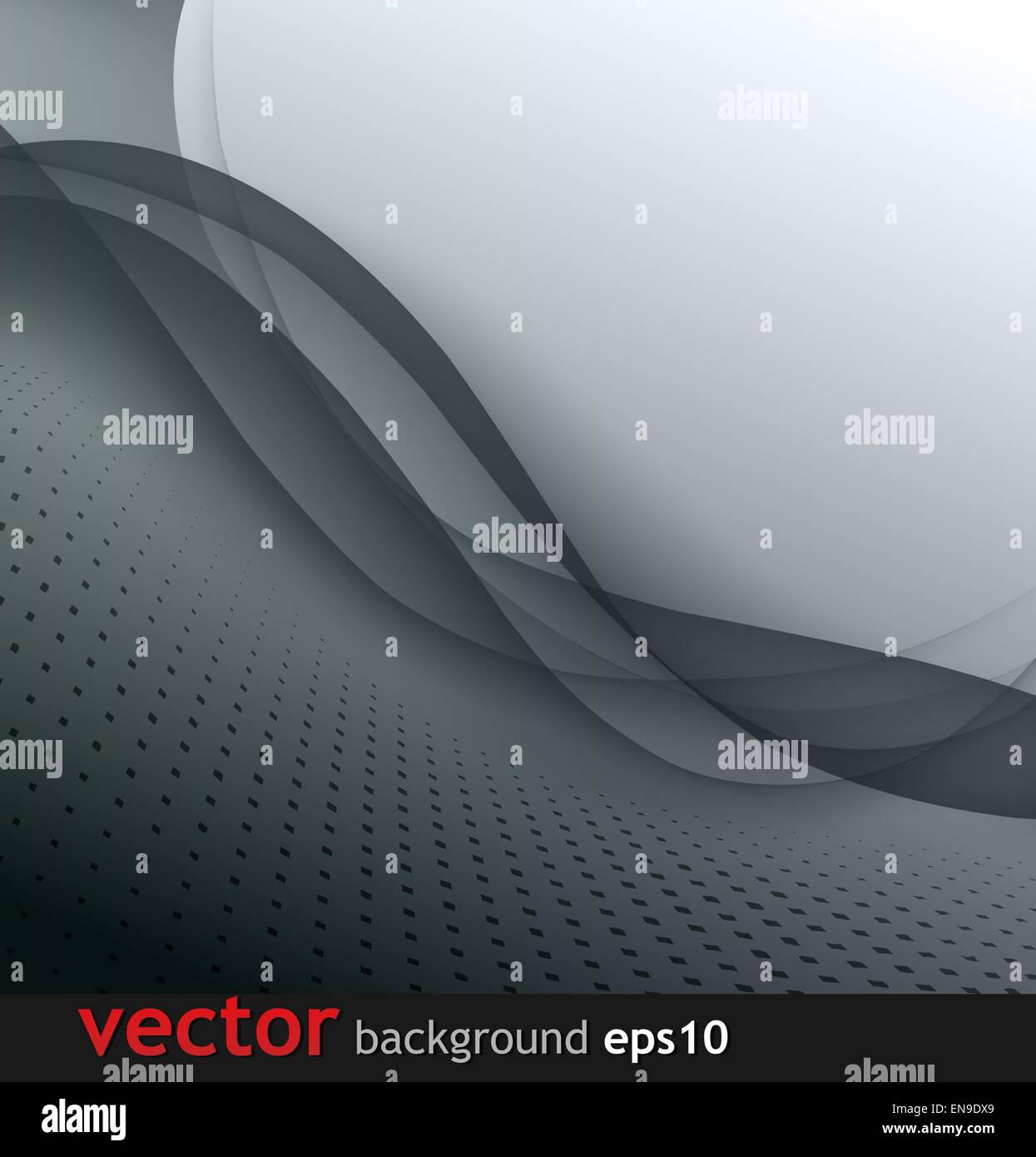Abstract gray wave vector background. EPS 10 Stock Vector Image & Art ...