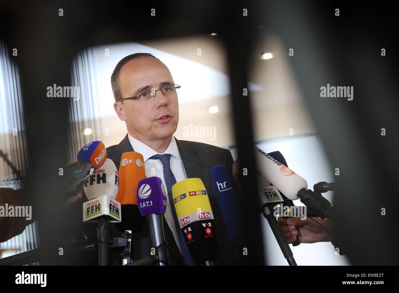 Wiesbaden, Germany. 30th Apr, 2015. Interior Minister of the German ...