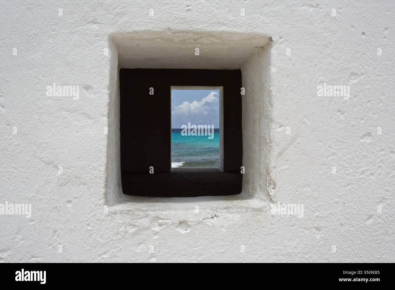 View of sea ocean through window hi-res stock photography and images ...