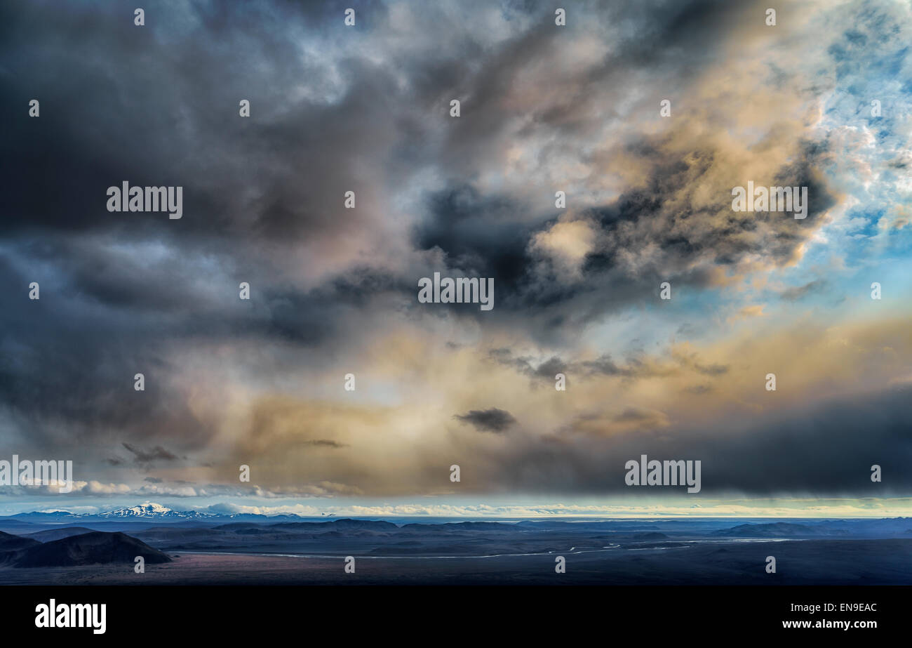 Volcanic Plumes with poisonous gases, Holuhraun Fissure Eruption ...