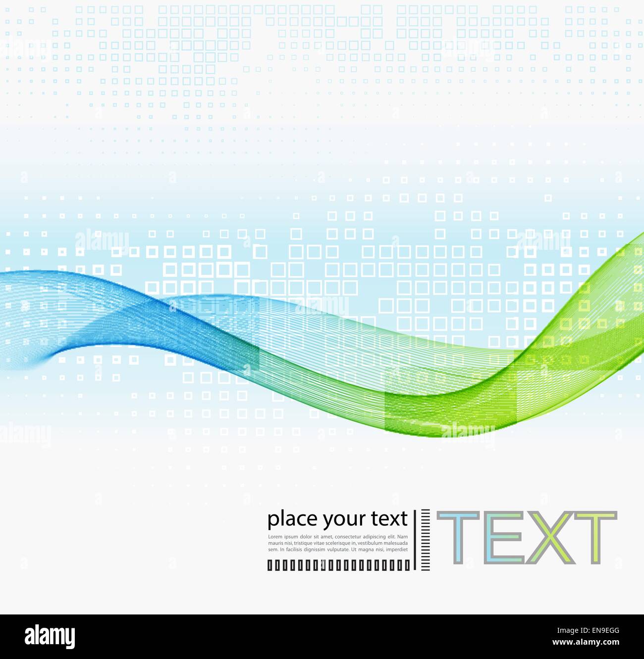 Abstract colorful vector background with transparent wave. Vector ...