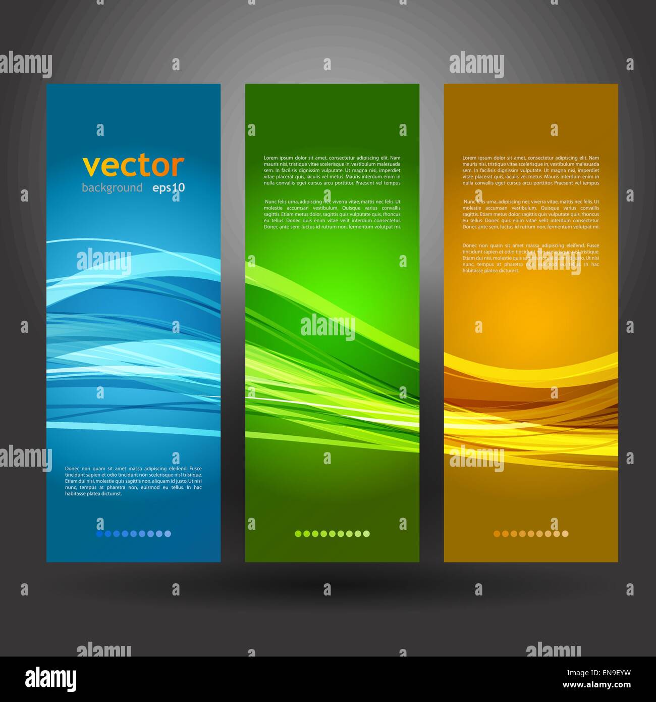 Collection banners modern wave design Stock Vector Image & Art - Alamy