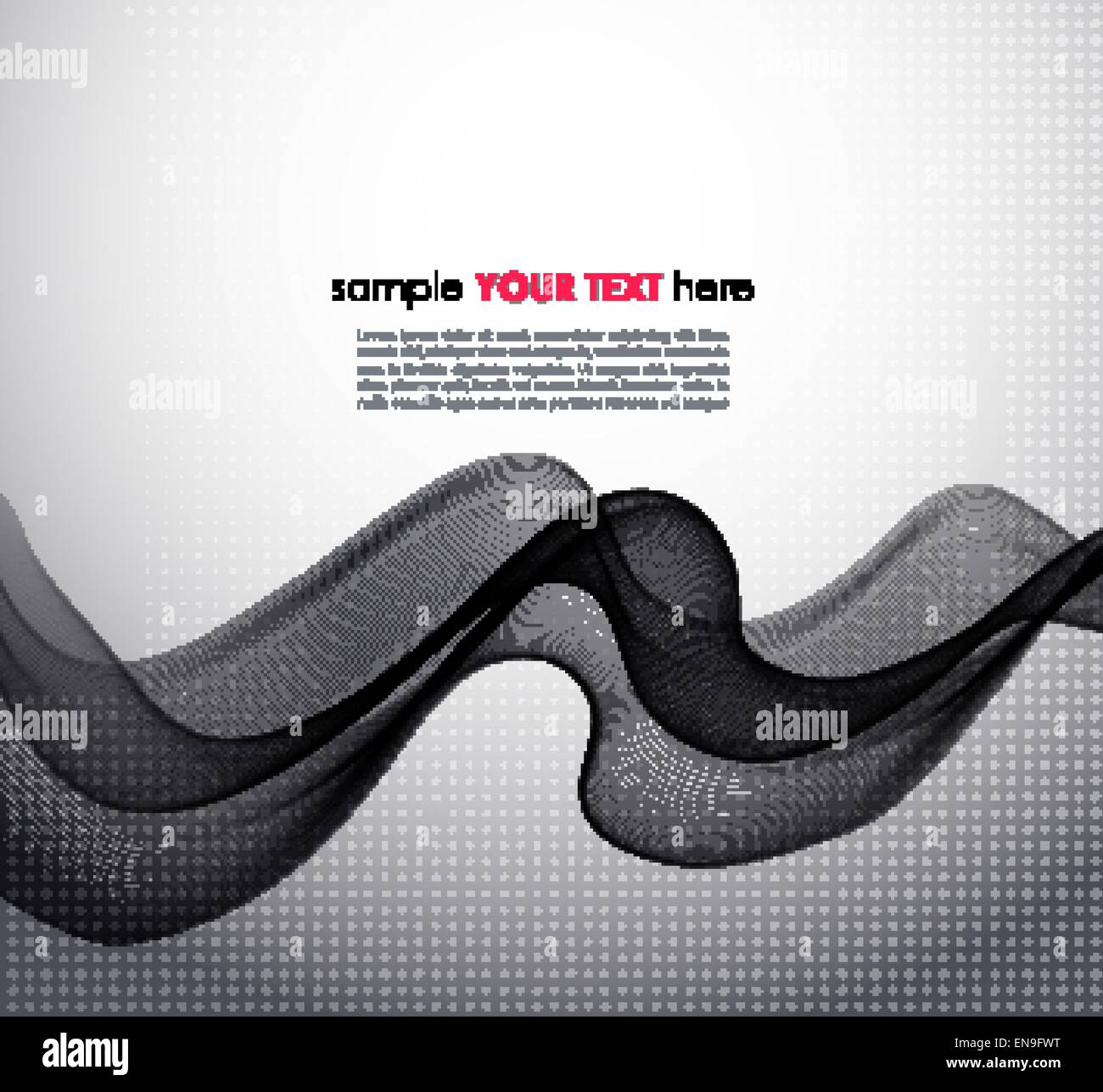 Abstract gray wave vector background. EPS 10 Stock Vector Image & Art ...