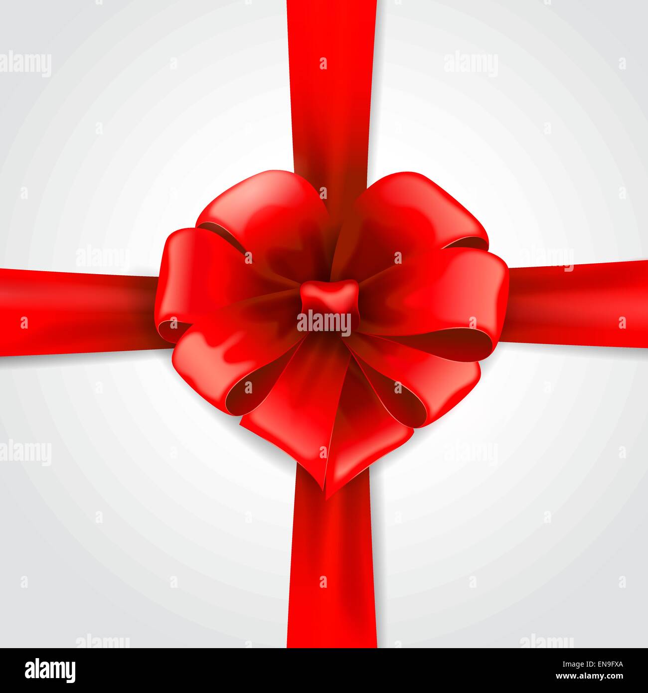 red ribbon with bow with tails isolated on white background Stock ...
