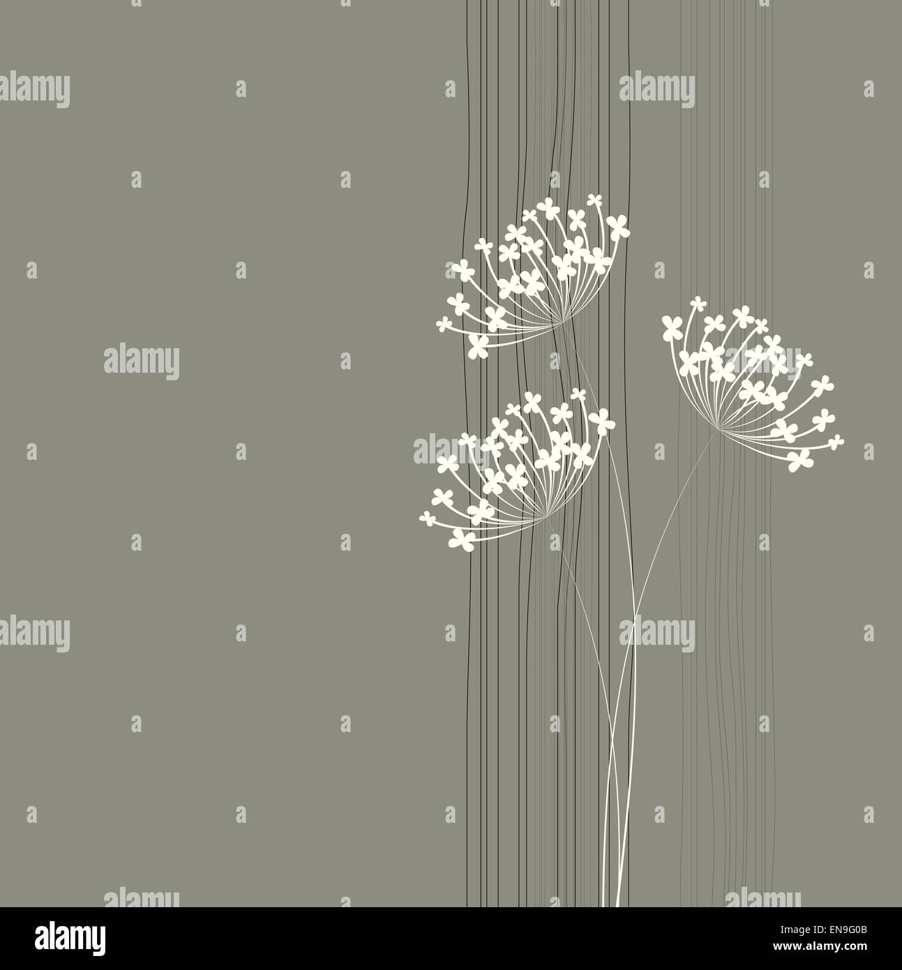 Flower vector background. Simple and clean design template Stock Vector ...