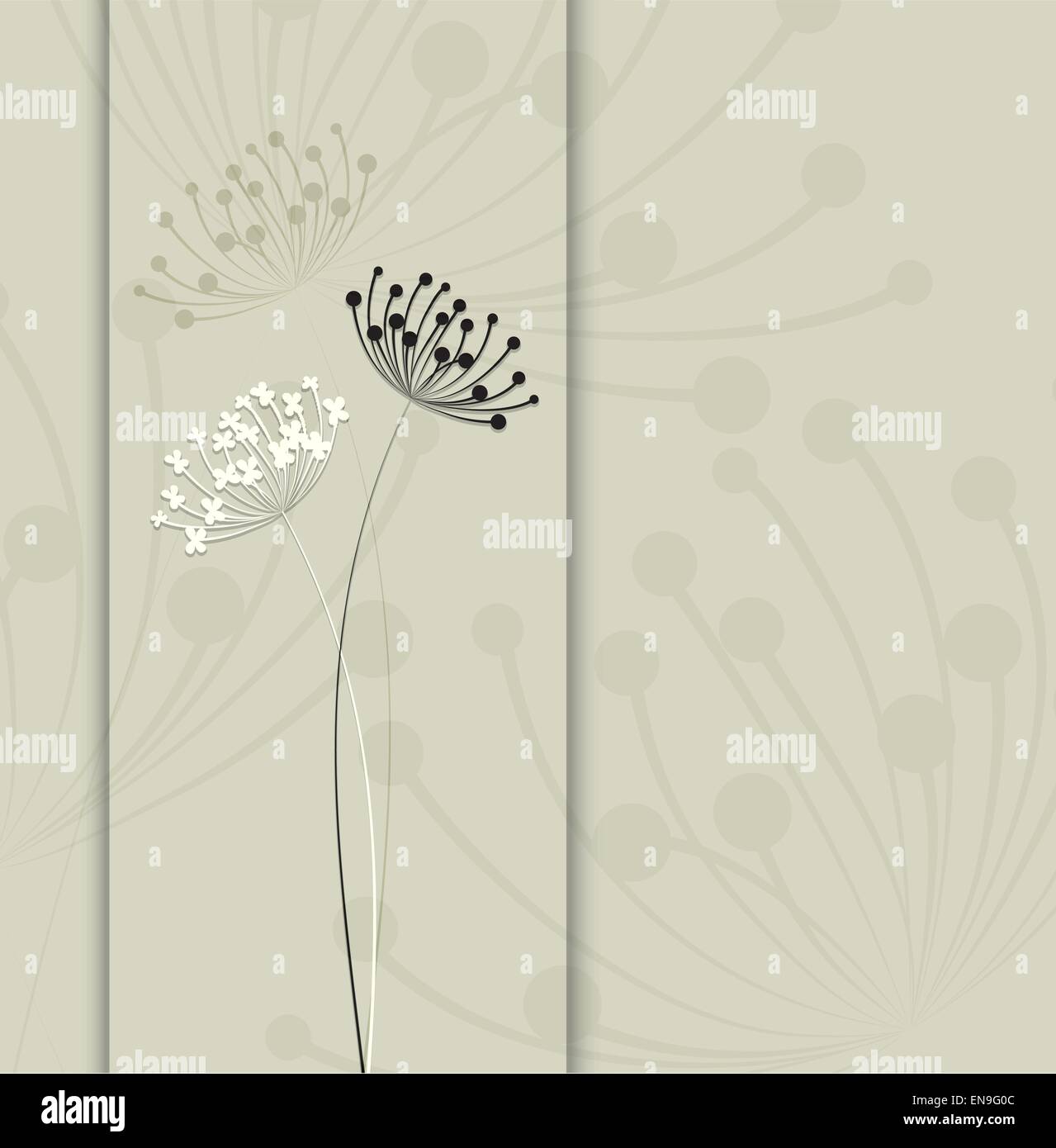 Flower vector background. Simple and clean design template Stock Vector ...