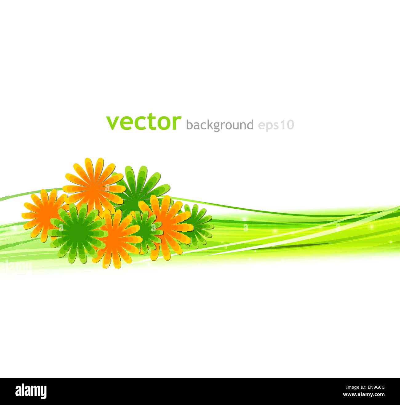 Beautiful vector flowers Stock Vector Image & Art - Alamy