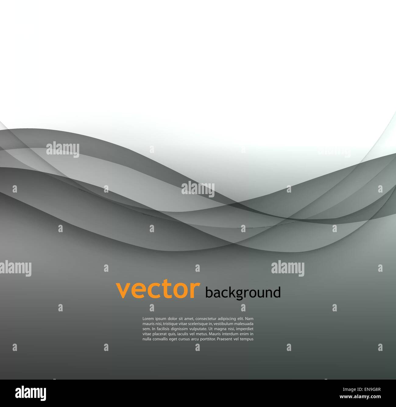 Abstract gray wave vector background. EPS 10 Stock Vector Image & Art ...