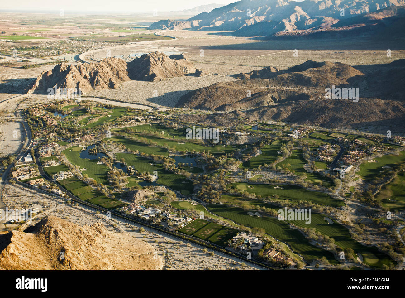 Aerial views of all the golf courses using scarce water supplies to ...