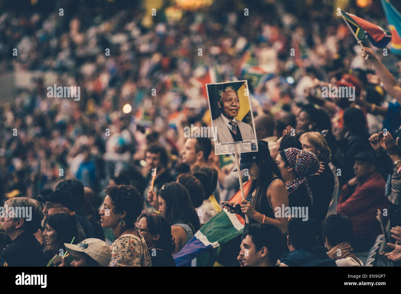 Nelson Mandela Tribute Stock Photo - Alamy