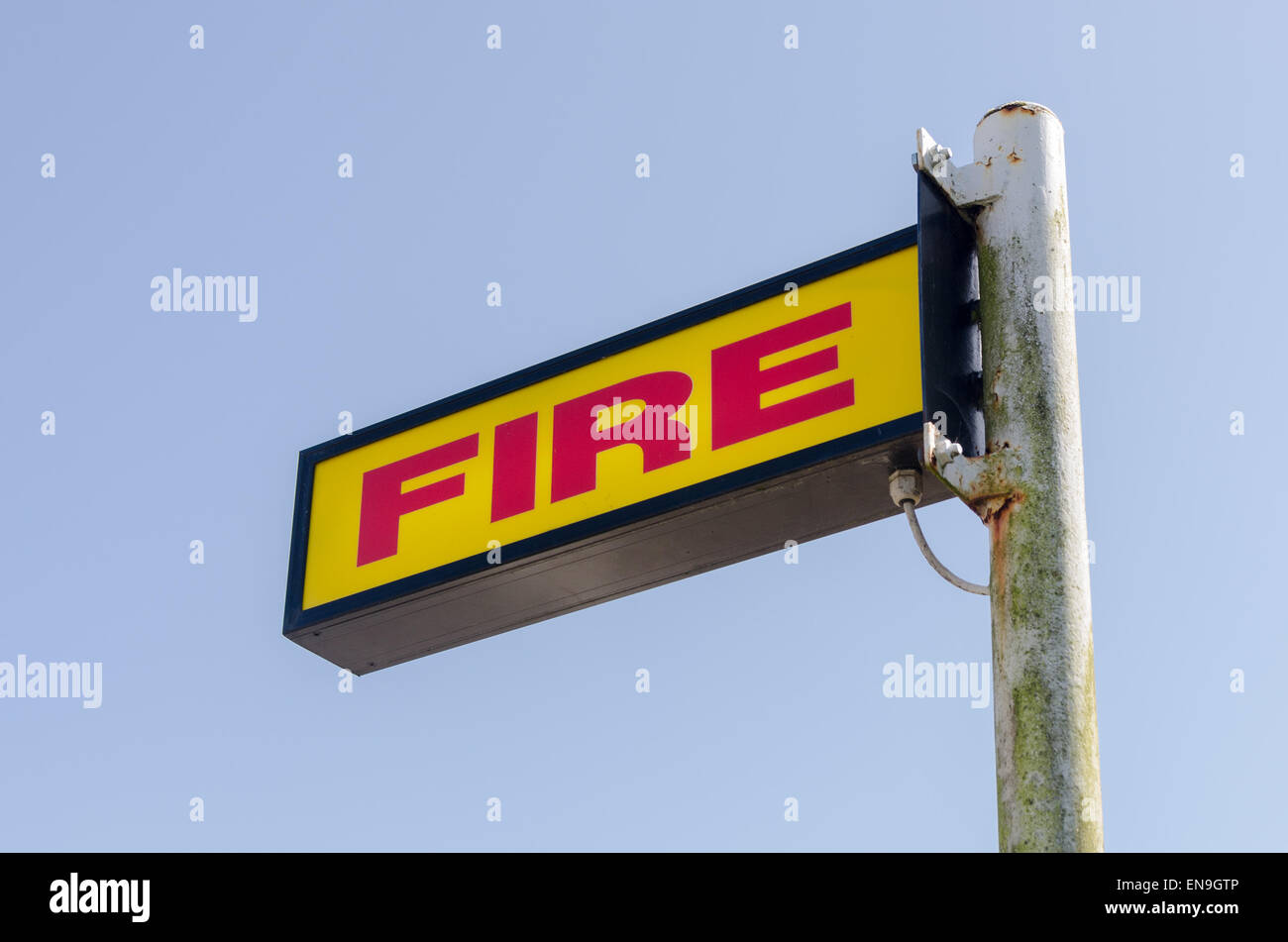 Fire station sign hi-res stock photography and images - Alamy