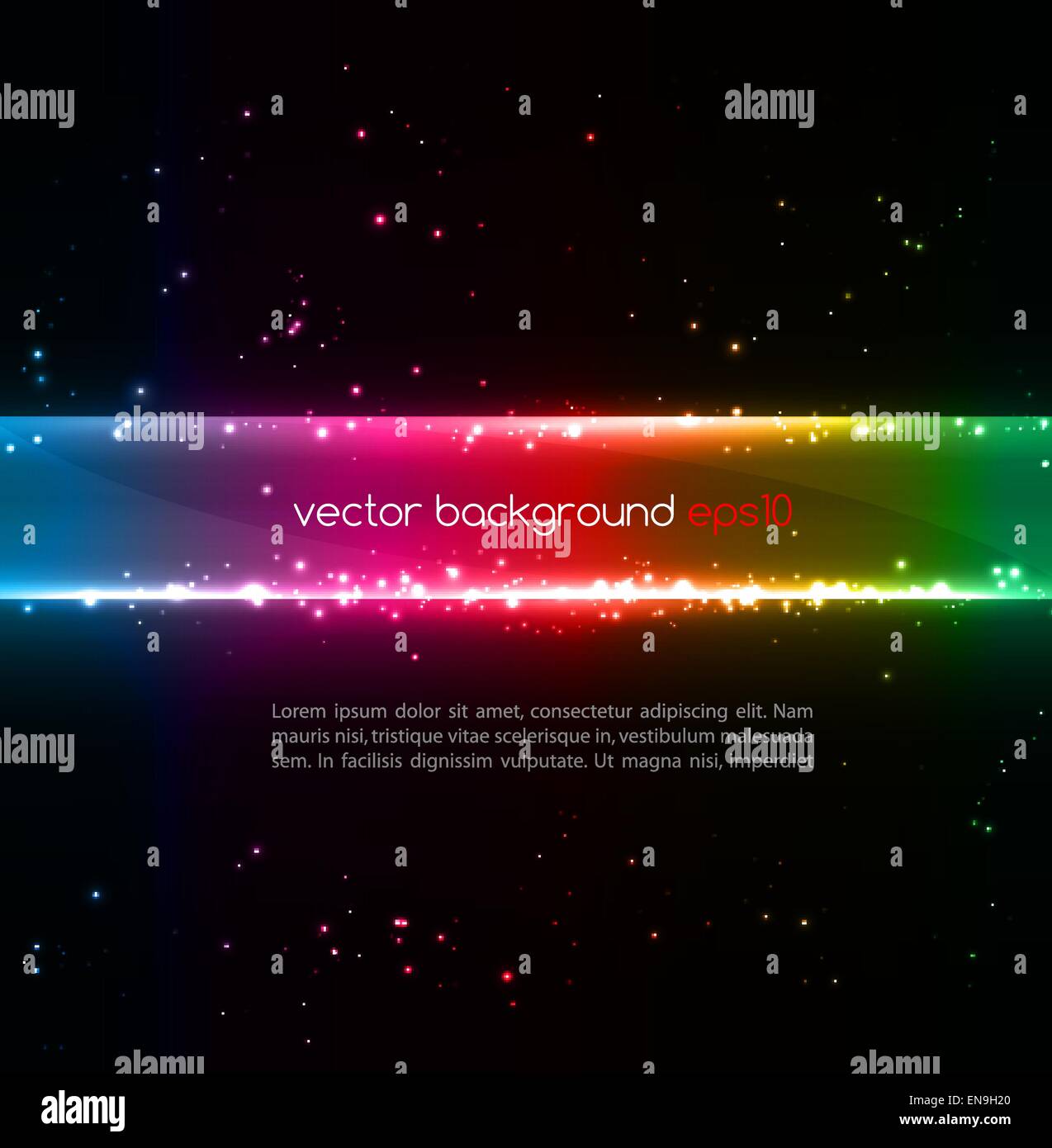 Abstract vector glowing background. Vector illustration Stock Vector ...