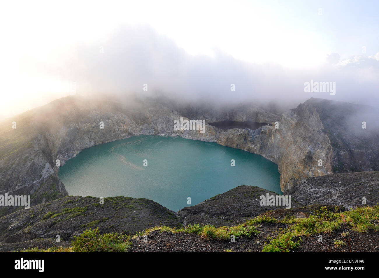 Indonesia, Flores island, Kelimuto volcano Stock Photo - Alamy