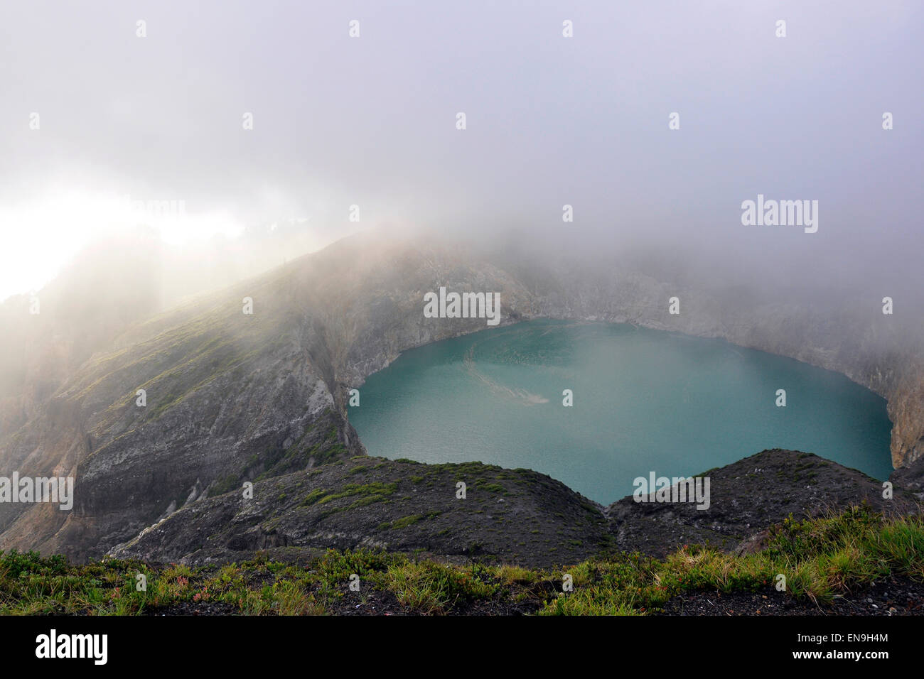Indonesia, Flores island, Kelimuto volcano Stock Photo - Alamy