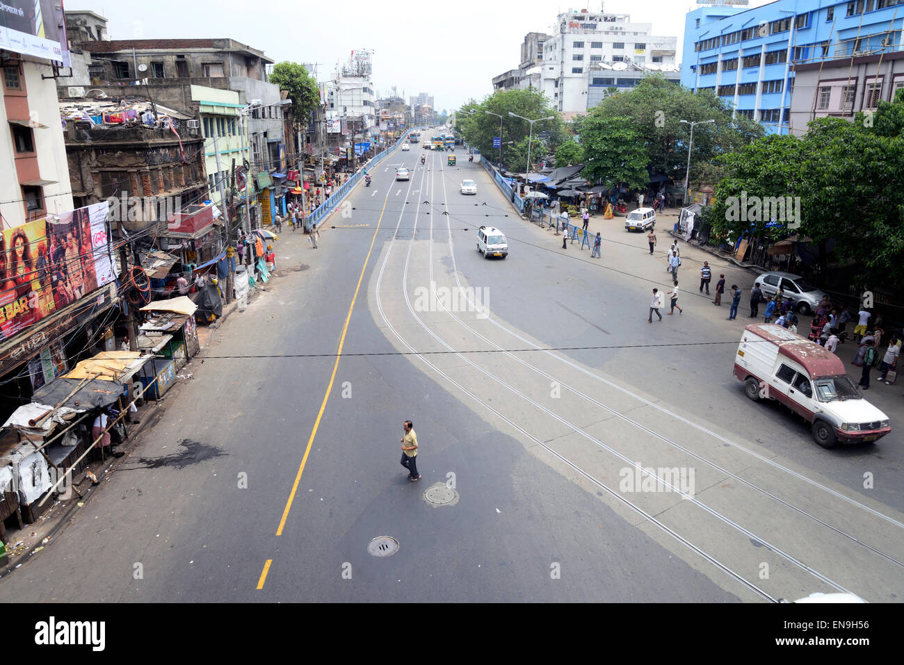 Normal life was partially affected in Kolkata and West Bengal due to ...