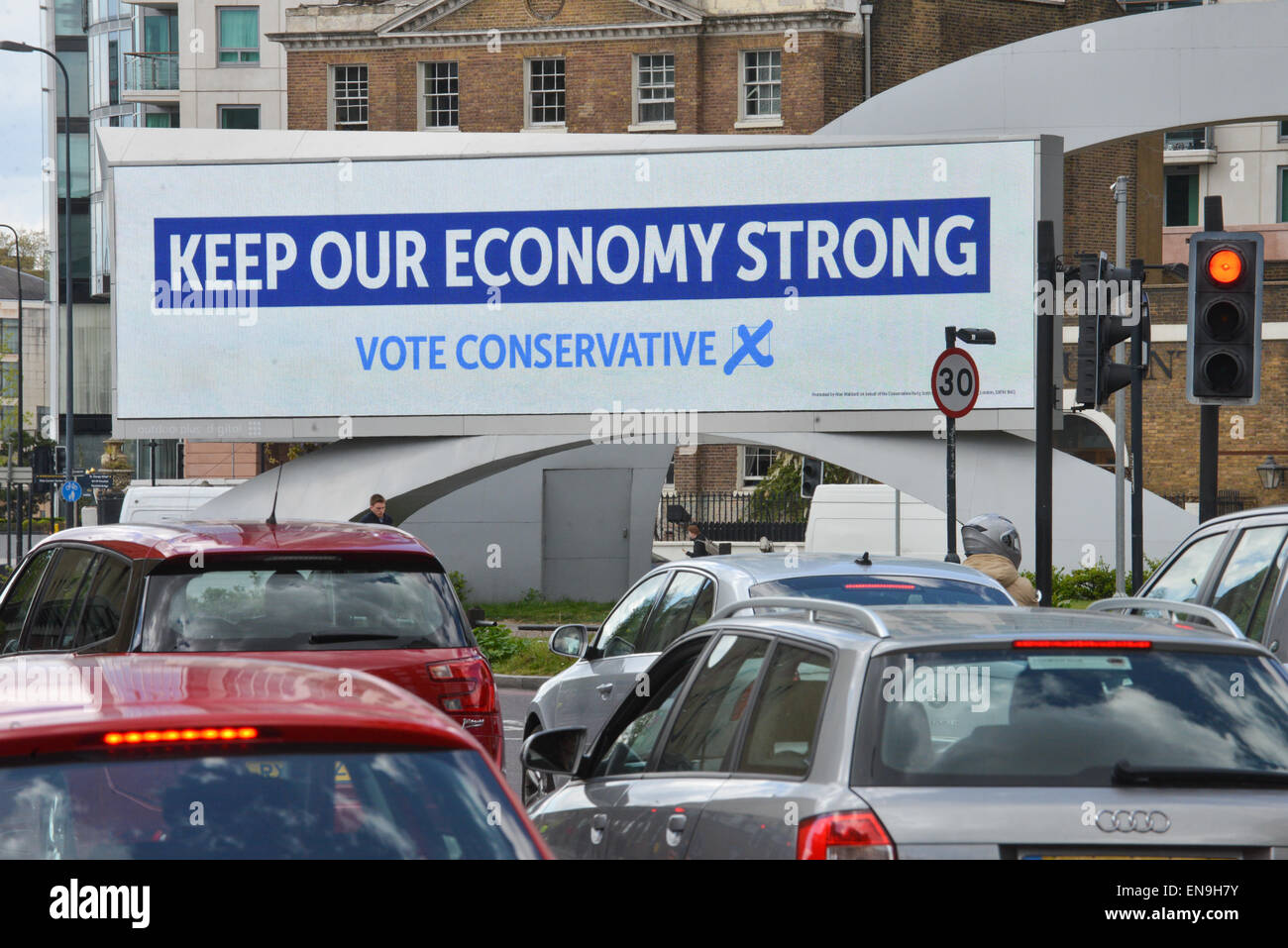 Conservative party billboard hi-res stock photography and images - Alamy