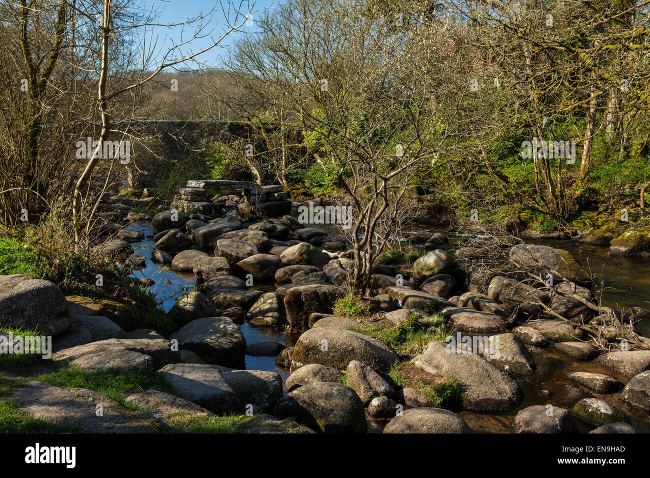 River Dart at Dartmeet Stock Photo - Alamy