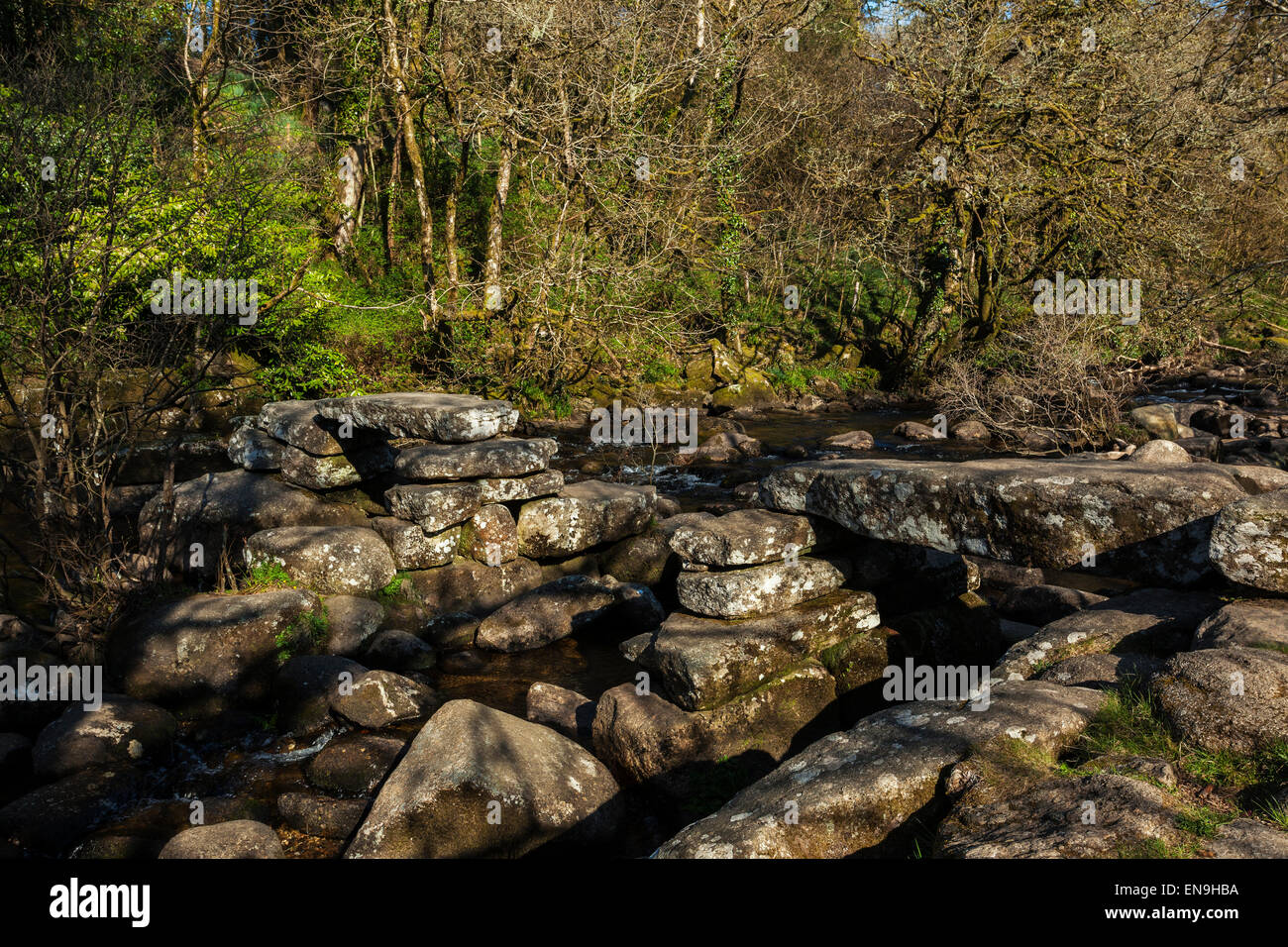 Clapper bridge dartmeet hi-res stock photography and images - Alamy