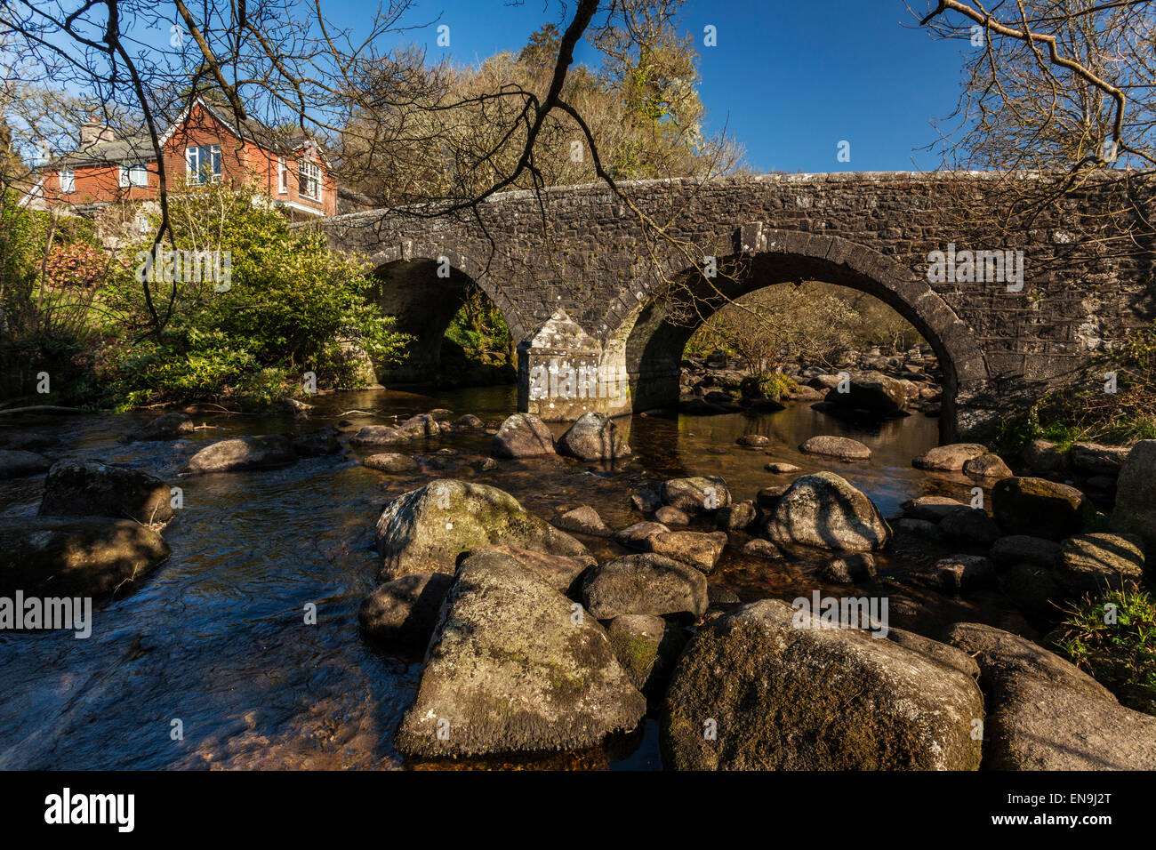 Clapper bridge dartmeet hi-res stock photography and images - Alamy