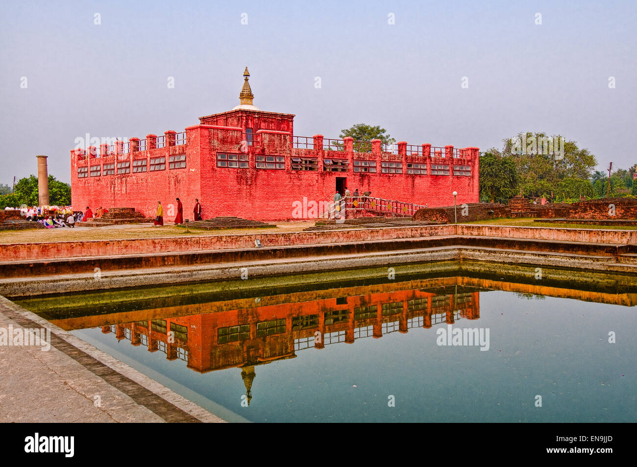 The most important temple at Lumbini is the Maya Devi Temple, which ...