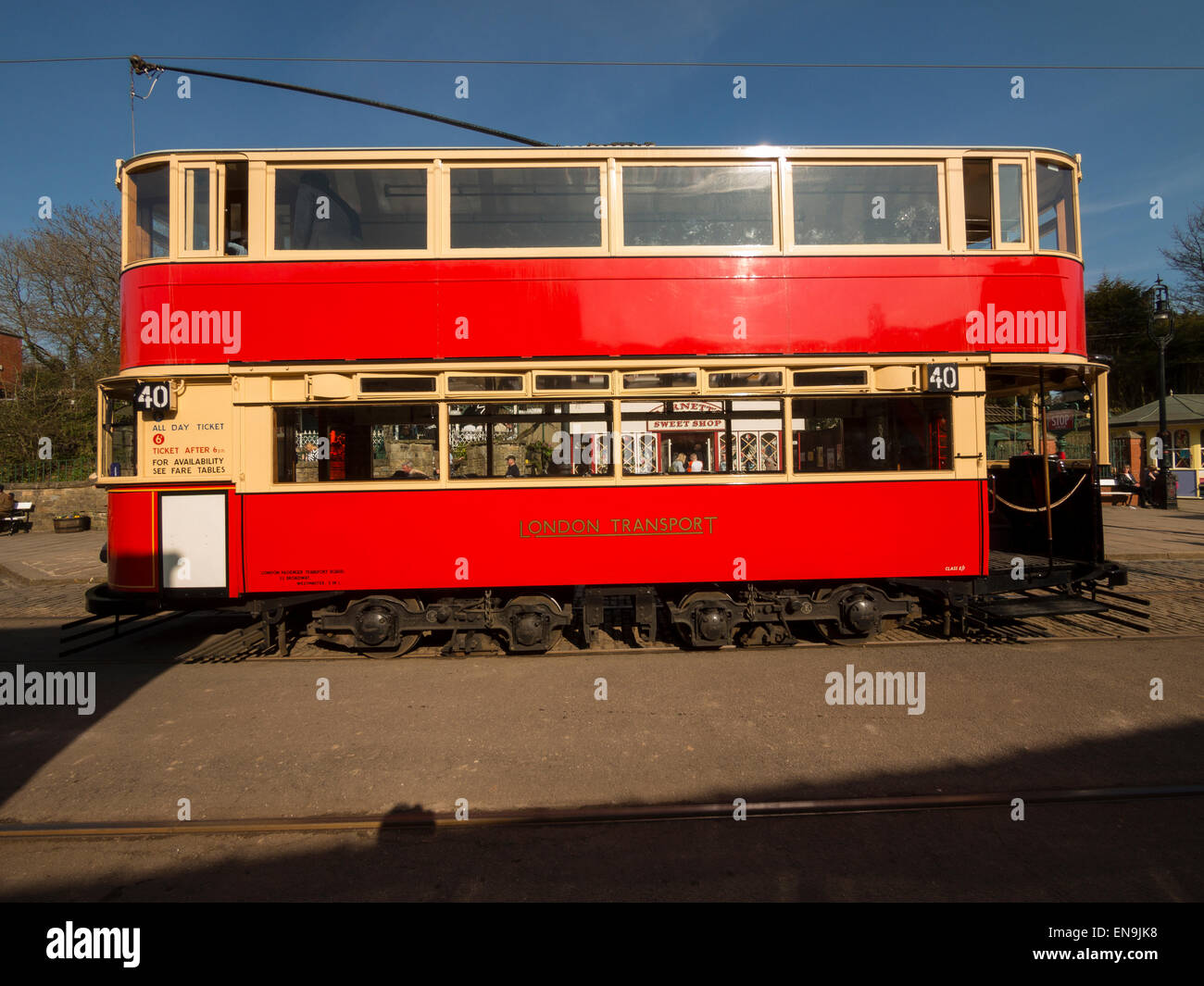 Vintage electric tram transport museum hi-res stock photography and ...