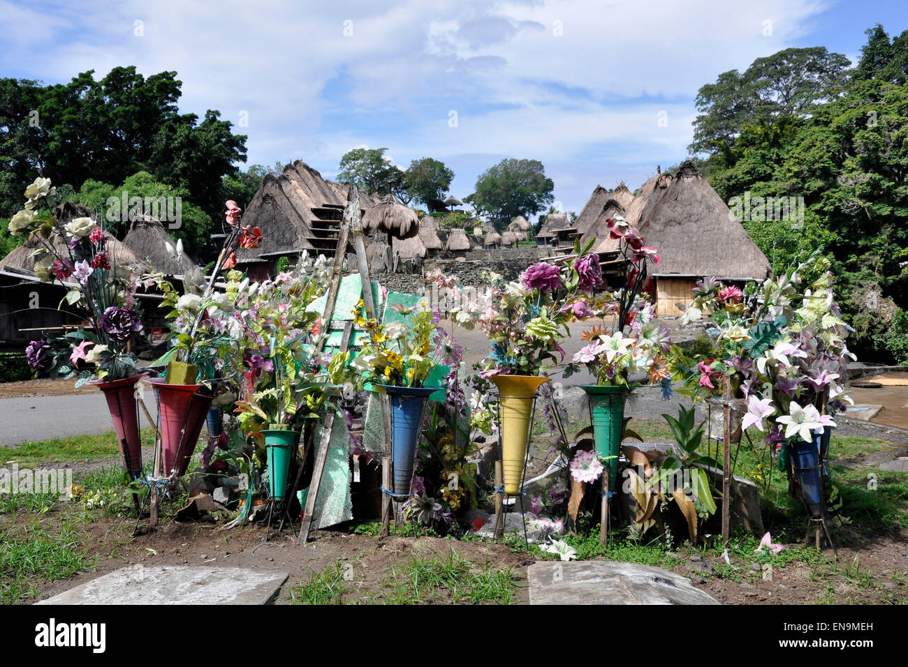 Indonesia, Flores island, Bena village, Ngada tribe Stock Photo - Alamy