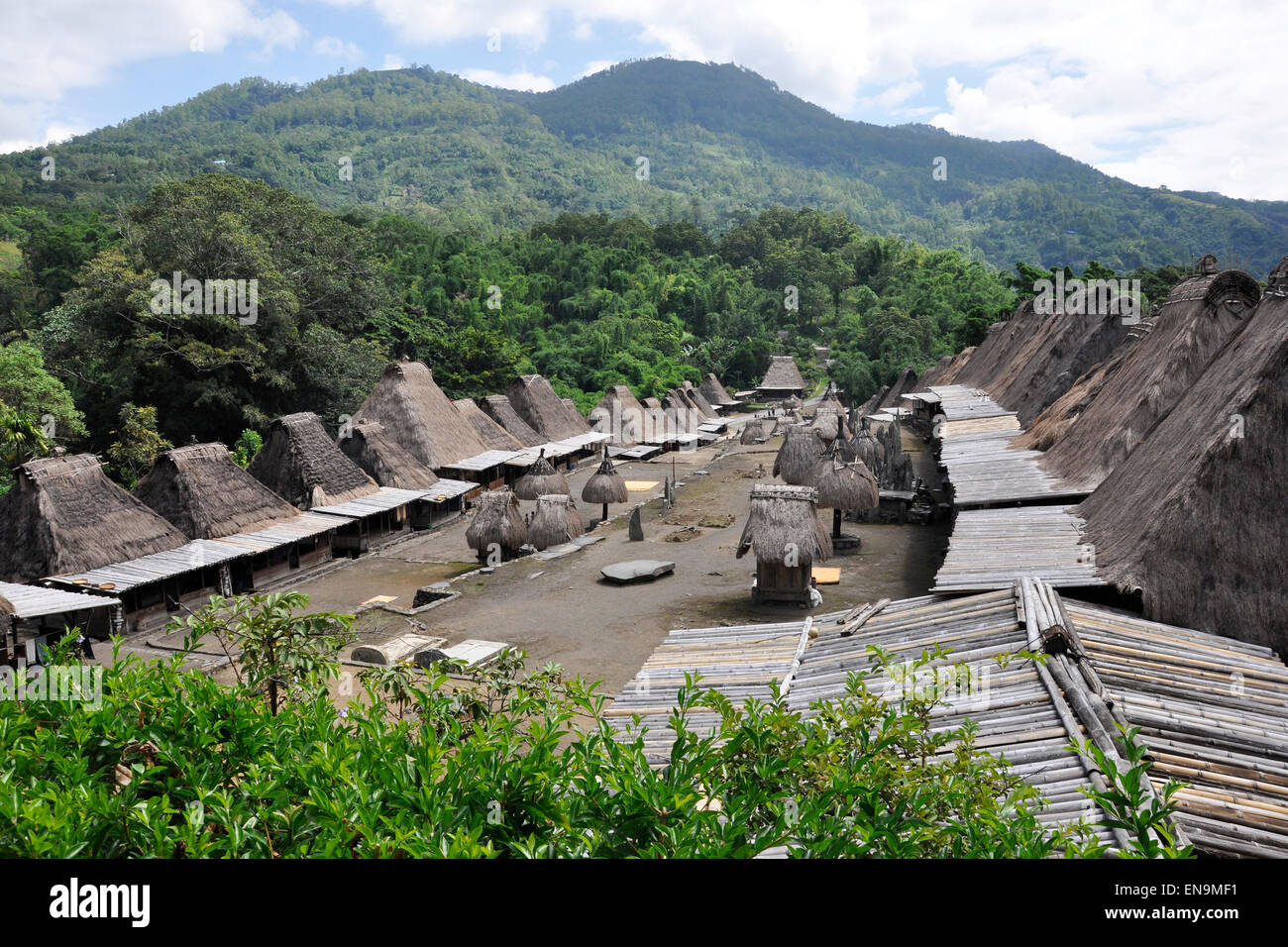Indonesia, Flores island, Bena village, Ngada tribe Stock Photo - Alamy