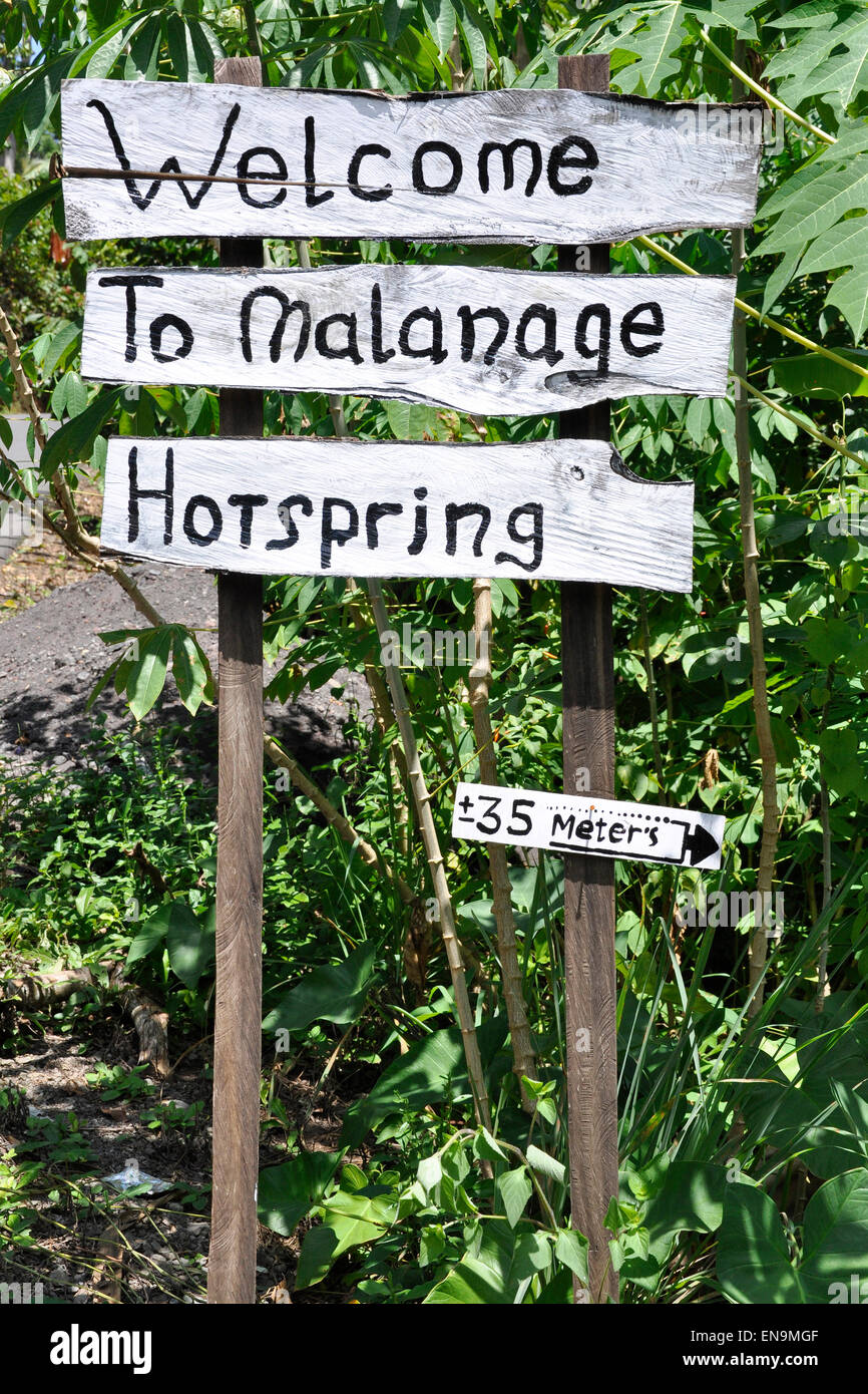 Indonesia, Flores island, Bajawa, Malanage hot spring Stock Photo - Alamy