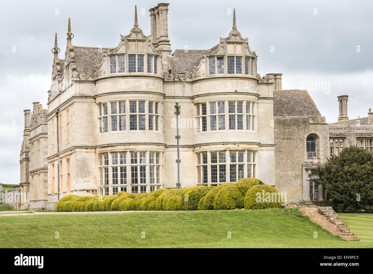 South end of the state rooms at Kirby hall, a mansion just outside ...