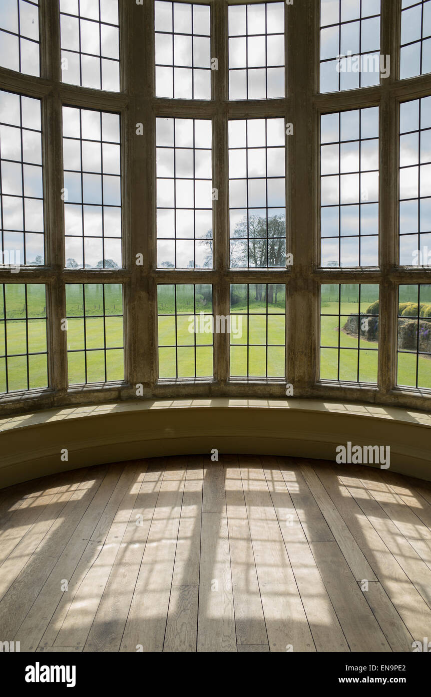 View from one of the state rooms at Kirby hall, a mansion just outside ...