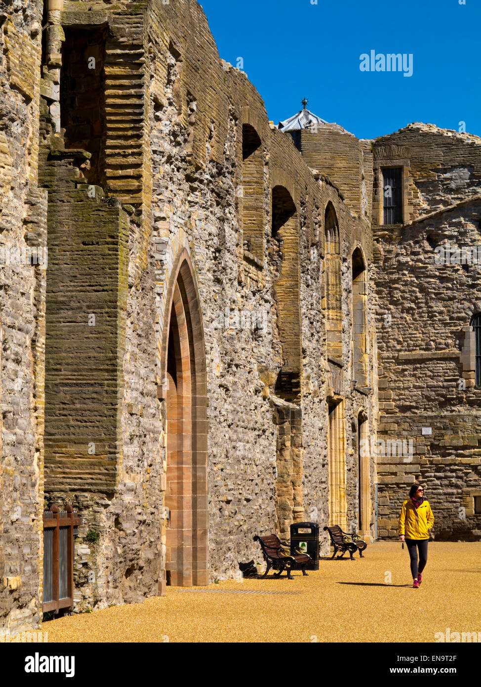 The ruins of Newark Castle in Newark on Trent Nottinghamshire England ...