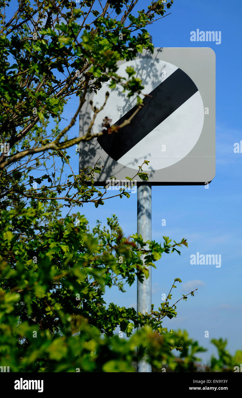 National speed limit sign hi-res stock photography and images - Alamy