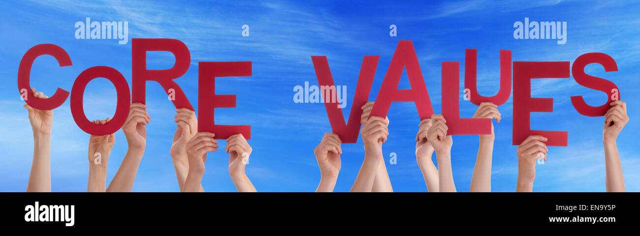 Core values hi-res stock photography and images - Alamy