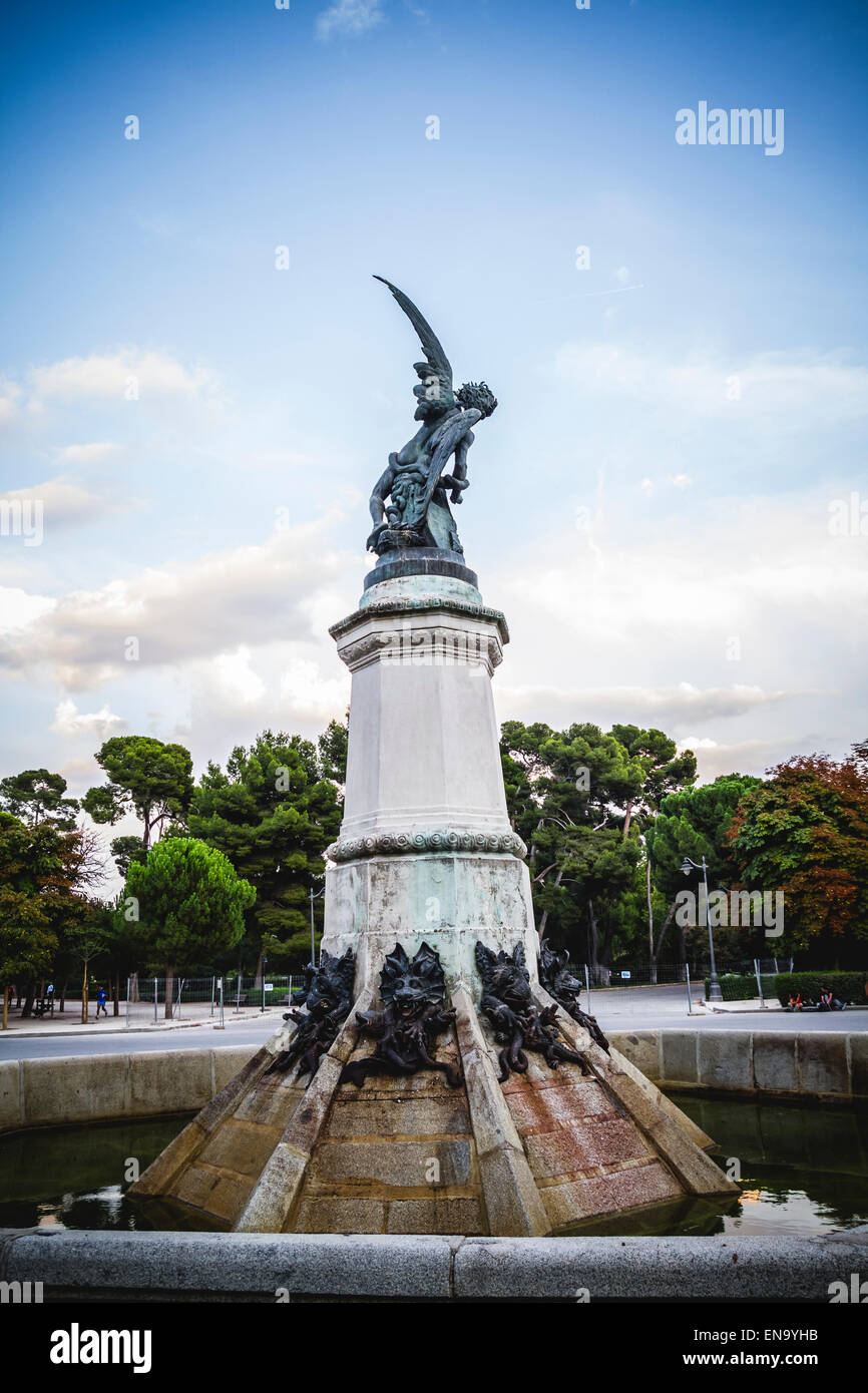 goblin, devil figure, bronze sculpture with demonic gargoyles and ...