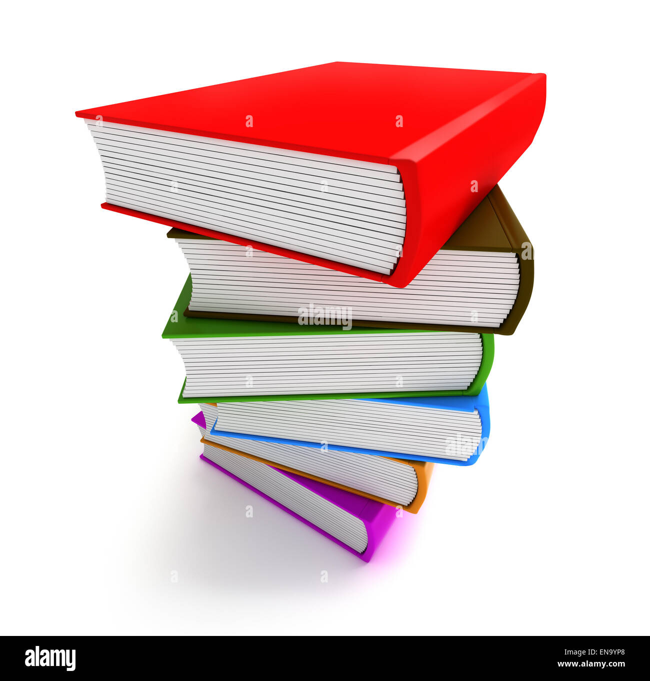 Stacked books top view Cut Out Stock Images & Pictures - Alamy