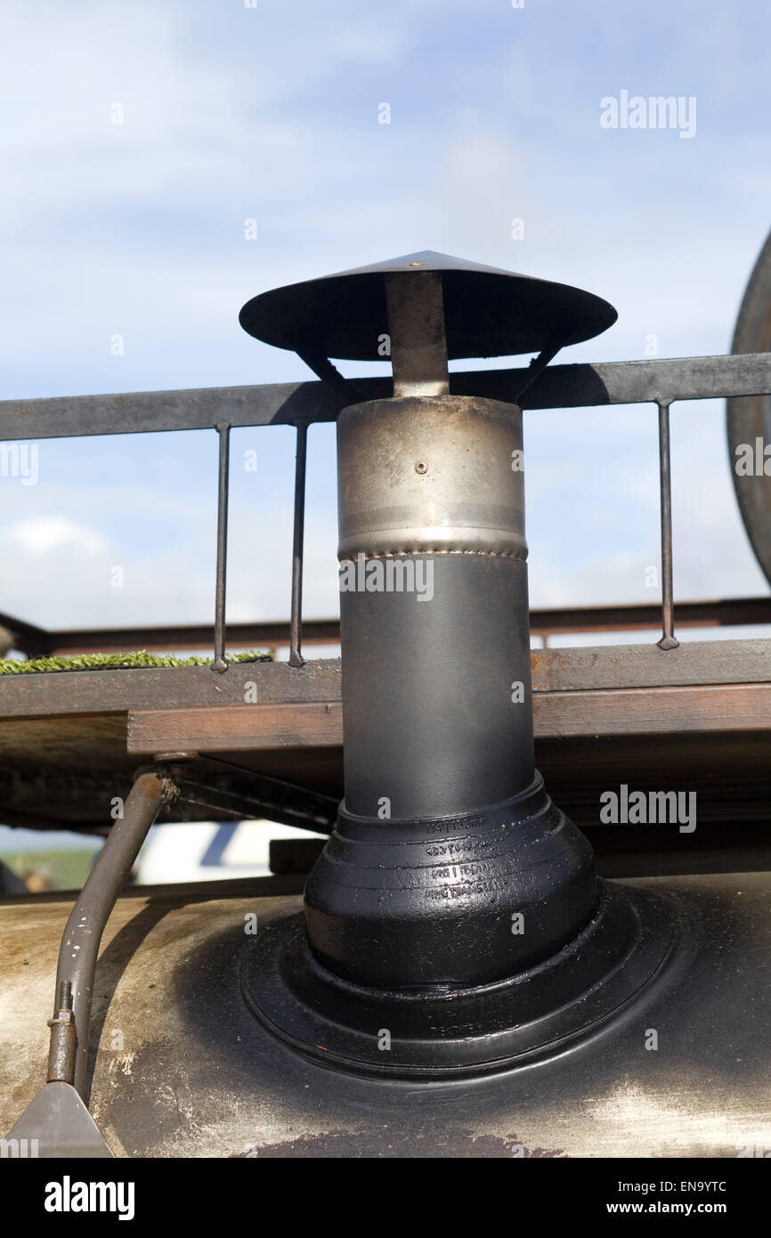 Cast Iron Chimney on the roof of a camper van Stock Photo - Alamy