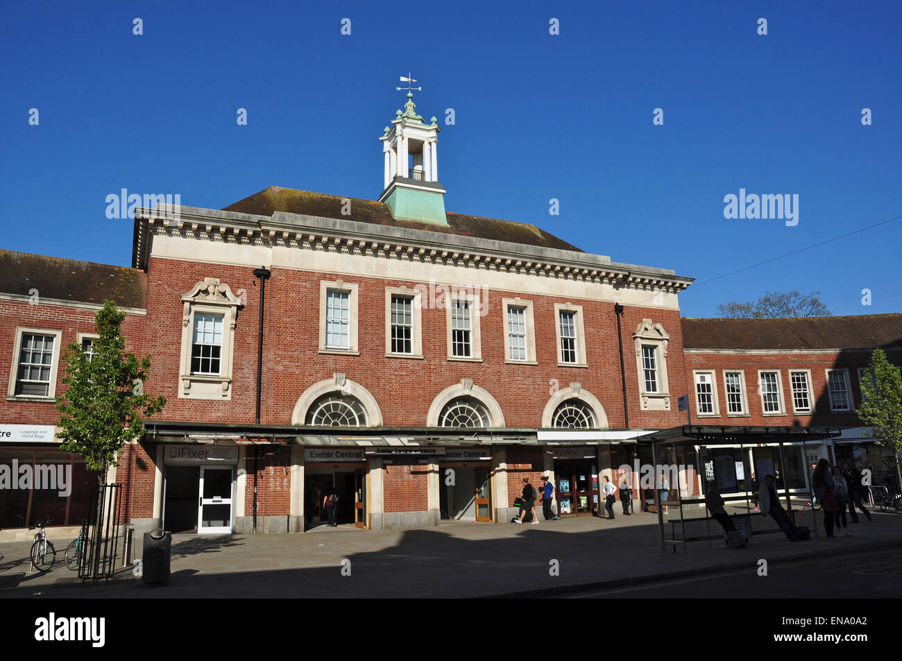 Exterior approach to Exeter Central railway station, Queen Street ...