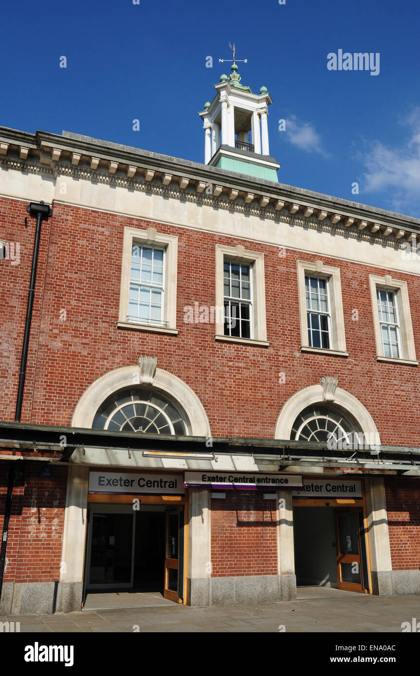 Exterior approach to Exeter Central railway station, Queen Street ...
